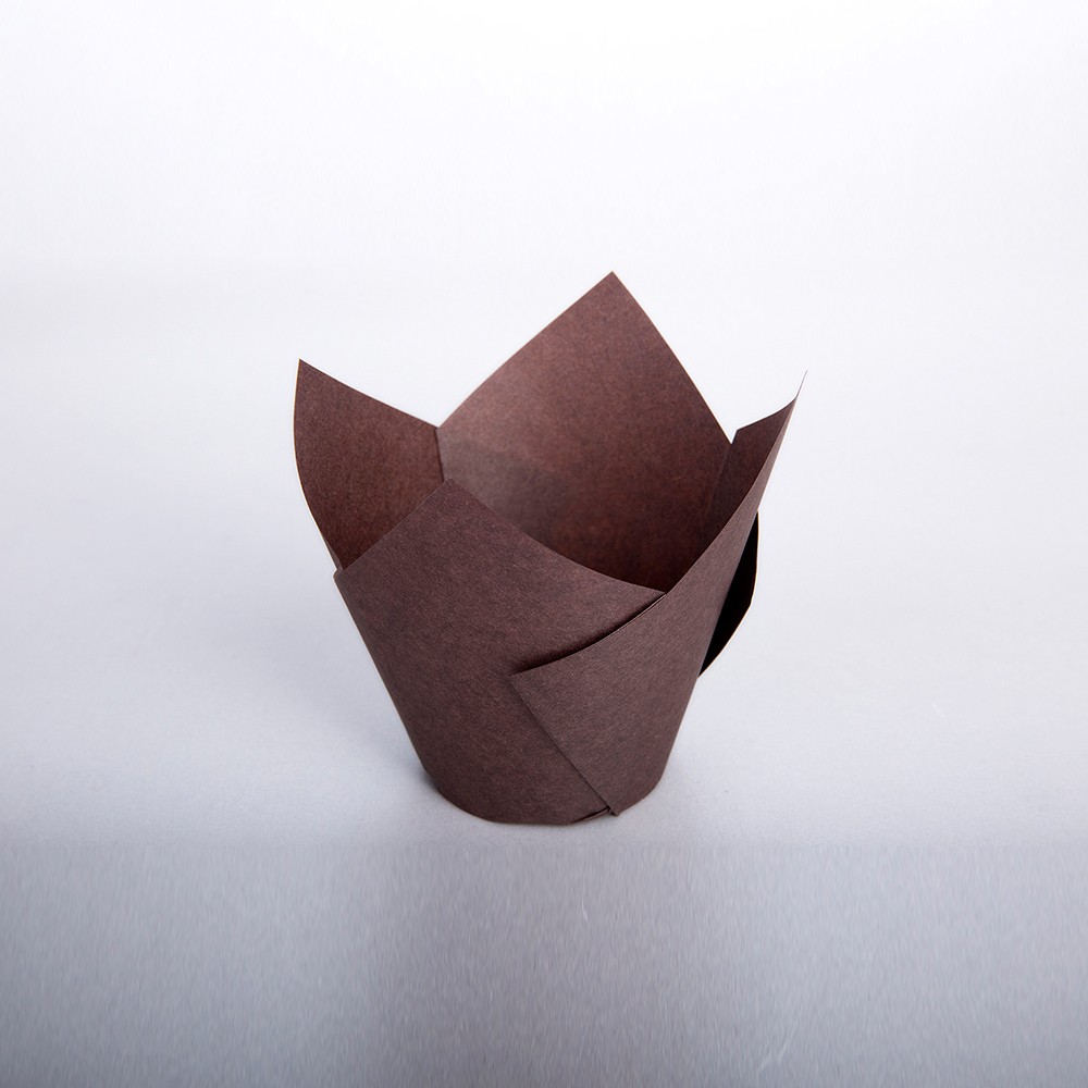 TULİP LALE KEK KALIBI - KAHVERENGİ (200 ADET) - 105.93 TL + KDV