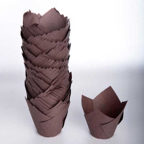 TULİP LALE KEK KALIBI - KAHVERENGİ (200 ADET) - 105.93 TL + KDV