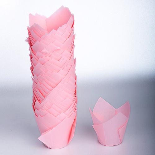 TULİP LALE KEK KALIBI - PEMBE (200 ADET) - 105.93 TL + KDV